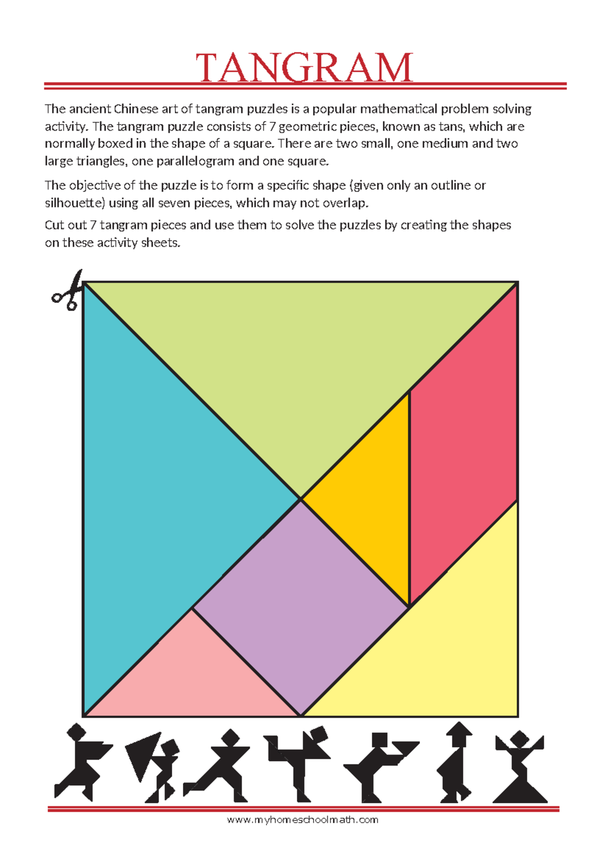 Tangram Puzzles: People Shapes Activity Guide - Studocu