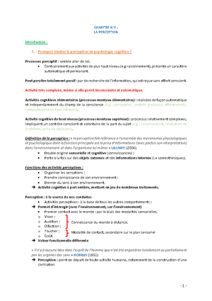 Chapitre N°2 - La première et seconde topique de Freud - CHAPITRE N°2 ...