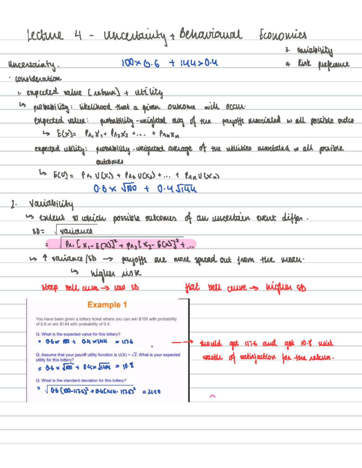 BSP1703 Week 4: Beowulf Analysis and Expected Value Calculations - Studocu