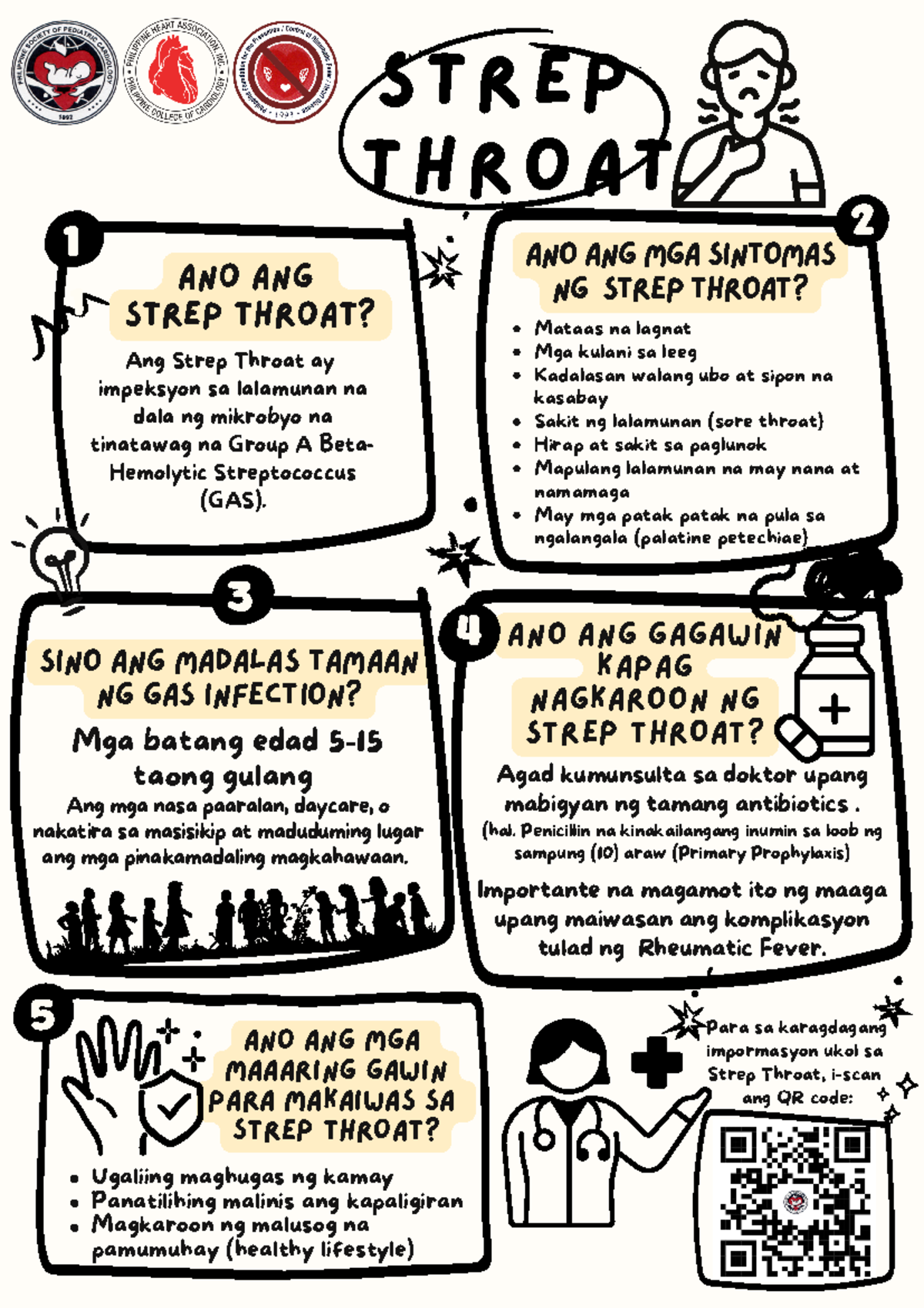 Flyer Strep Throat PDF - Sino ang madalas tamaan ng gas infection? Ano ang gagawin kapag ...
