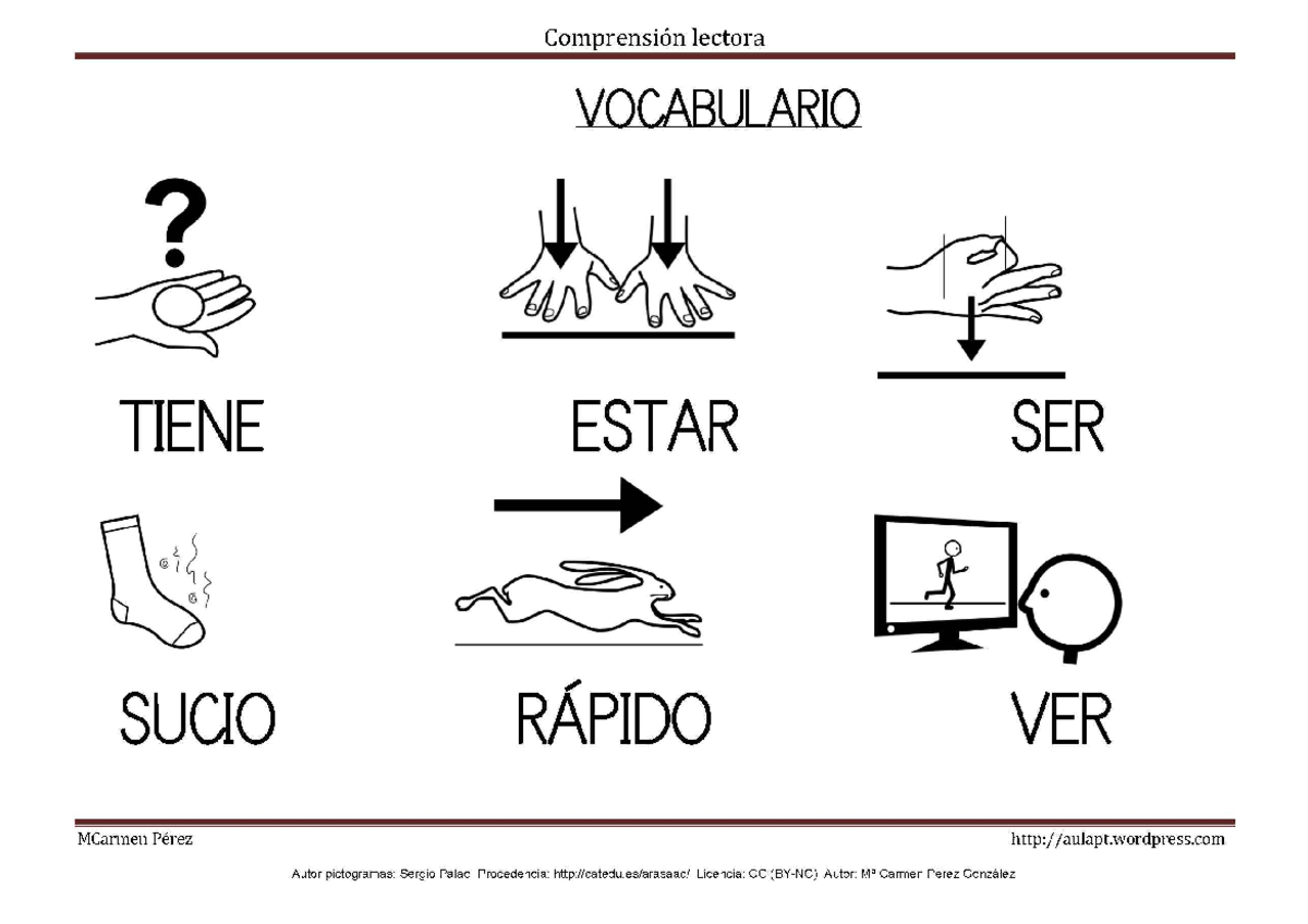 Fichas 2: Comprensión Lectora y Vocabulario - Studocu