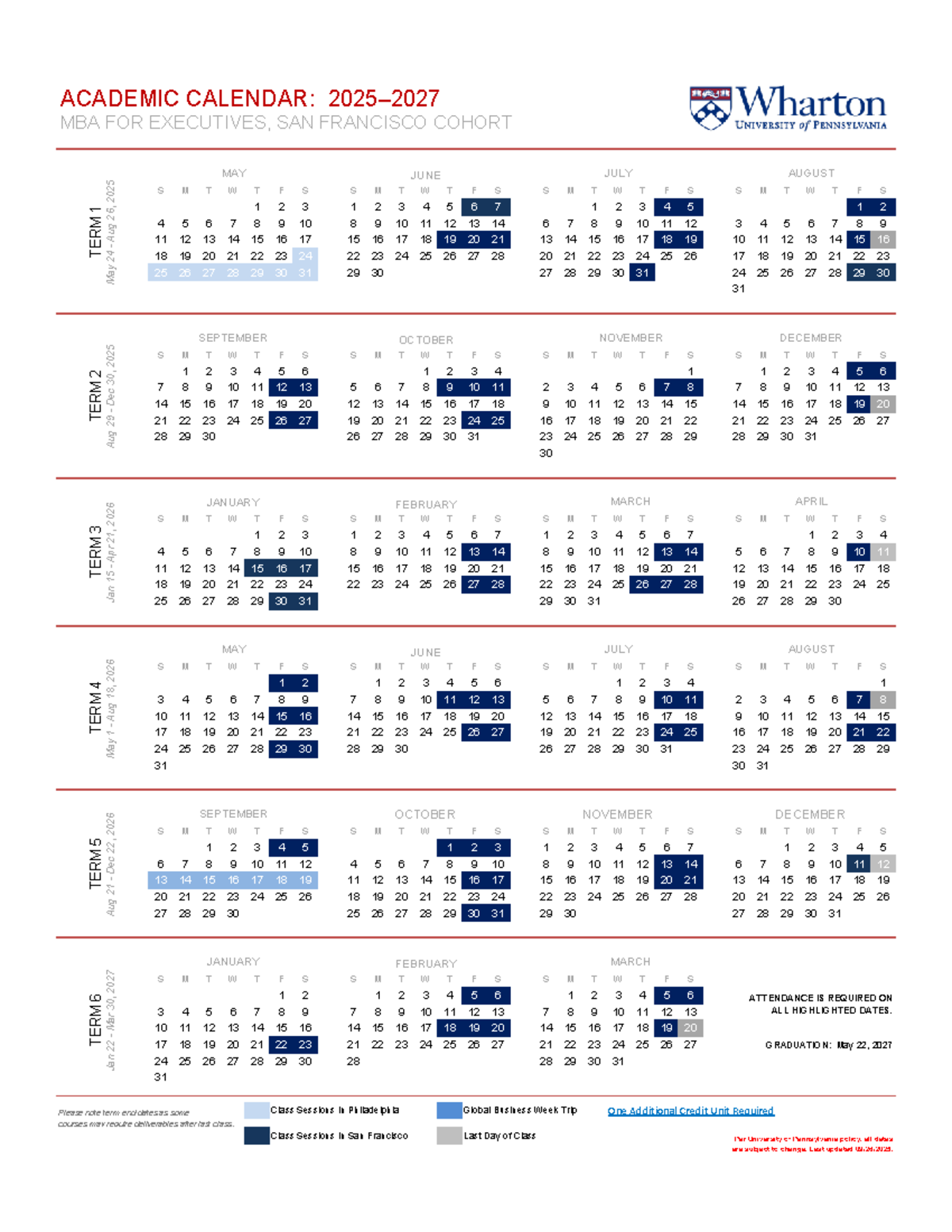 MBA for Executives: 2-Year Academic Calendar (SF51) - Studocu