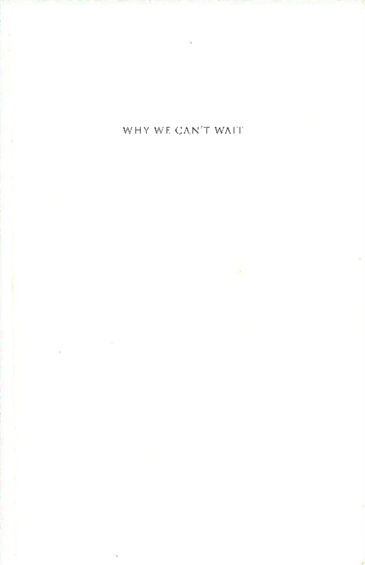 Why We Can't Wait: A Comprehensive Analysis on Urgency in Action - Studocu