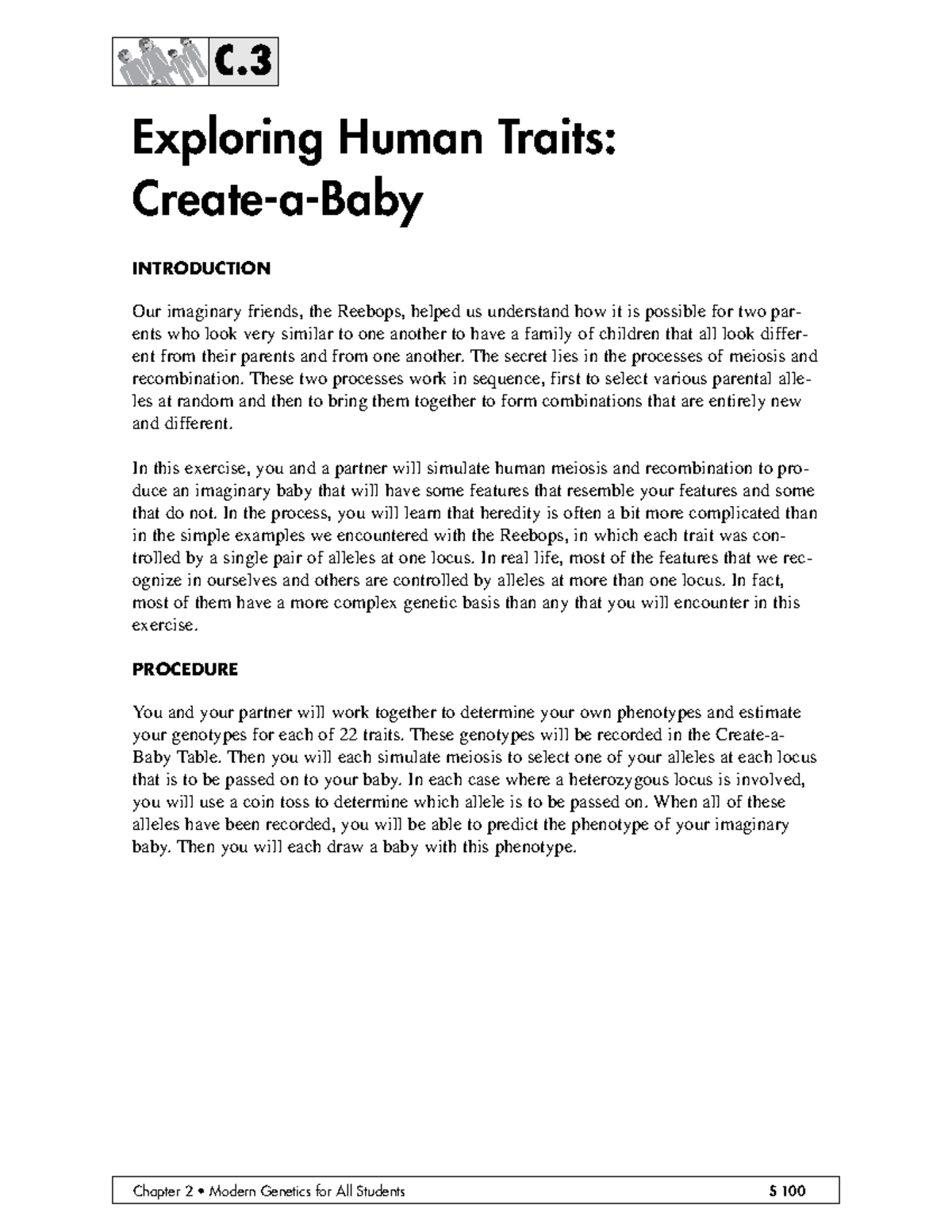 C.3 Create-a-Baby: Exploring Genetics and Traits Simulation - Studocu