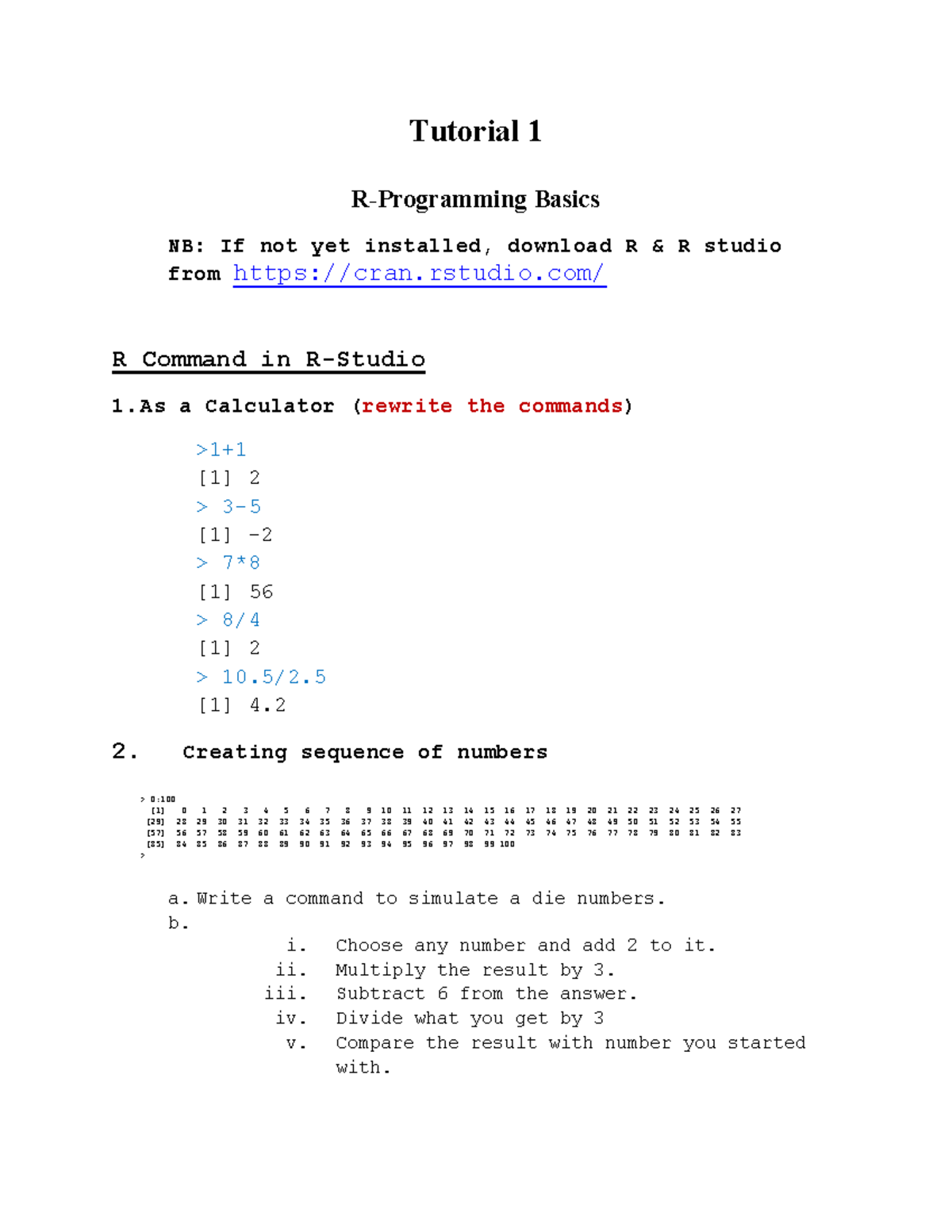 R-Programming Basics Tutorial: Introduction to R and Data Handling ...