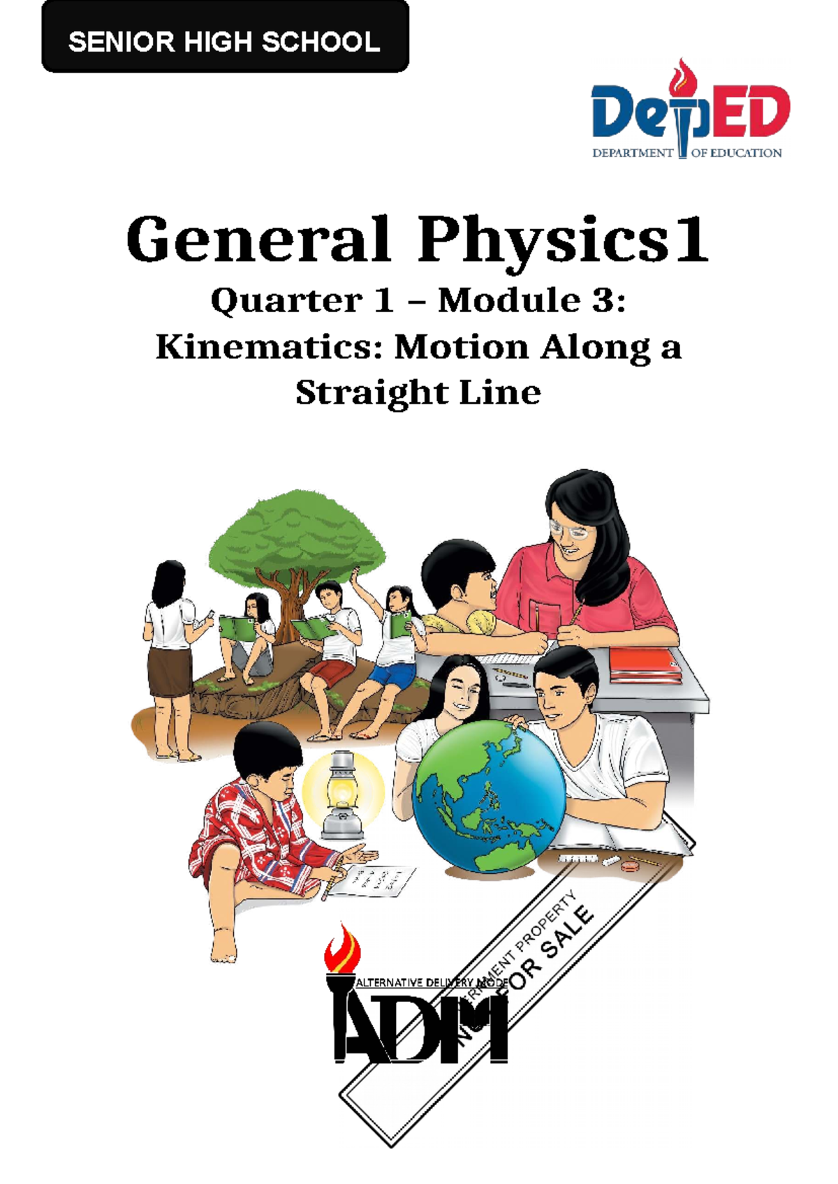General Physics 1 (Grade 12) Quarter 1 Module 3: Kinematics - Studocu