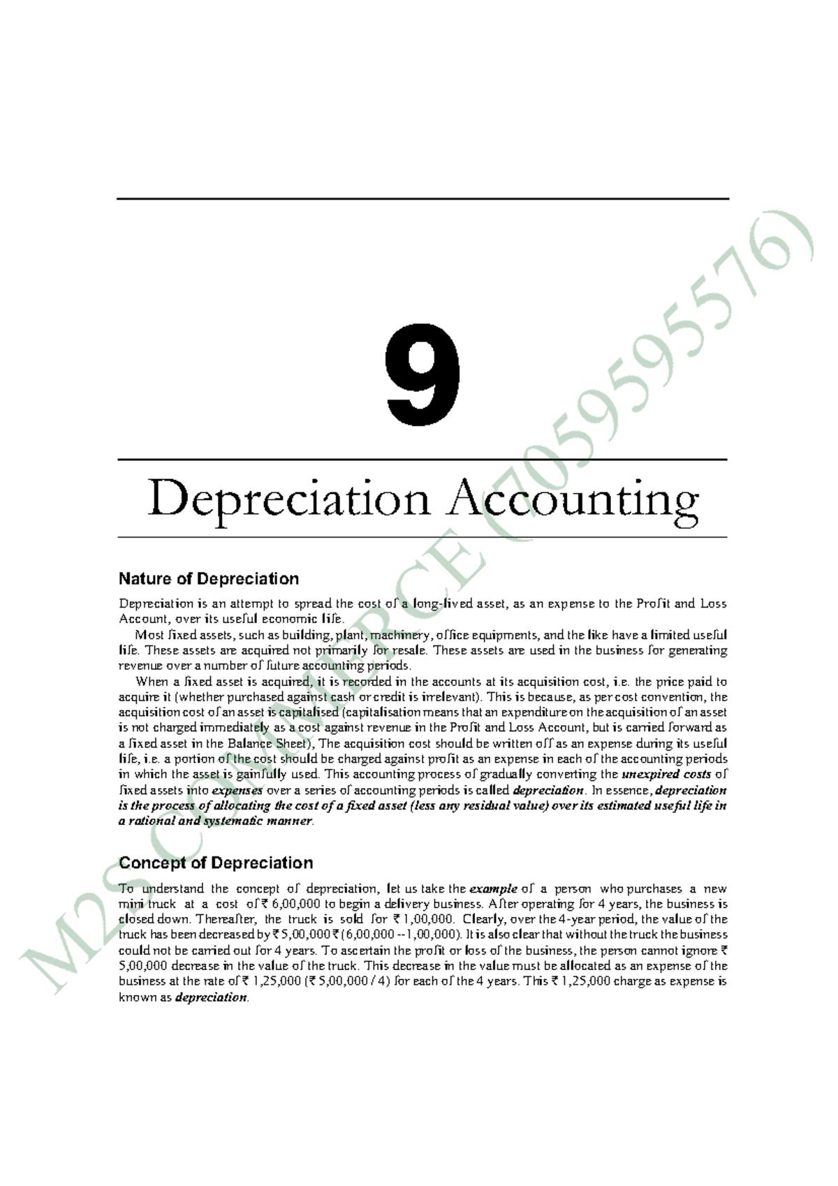 Depreciation Accounting Concepts - Financial Accounting I Essentials ...