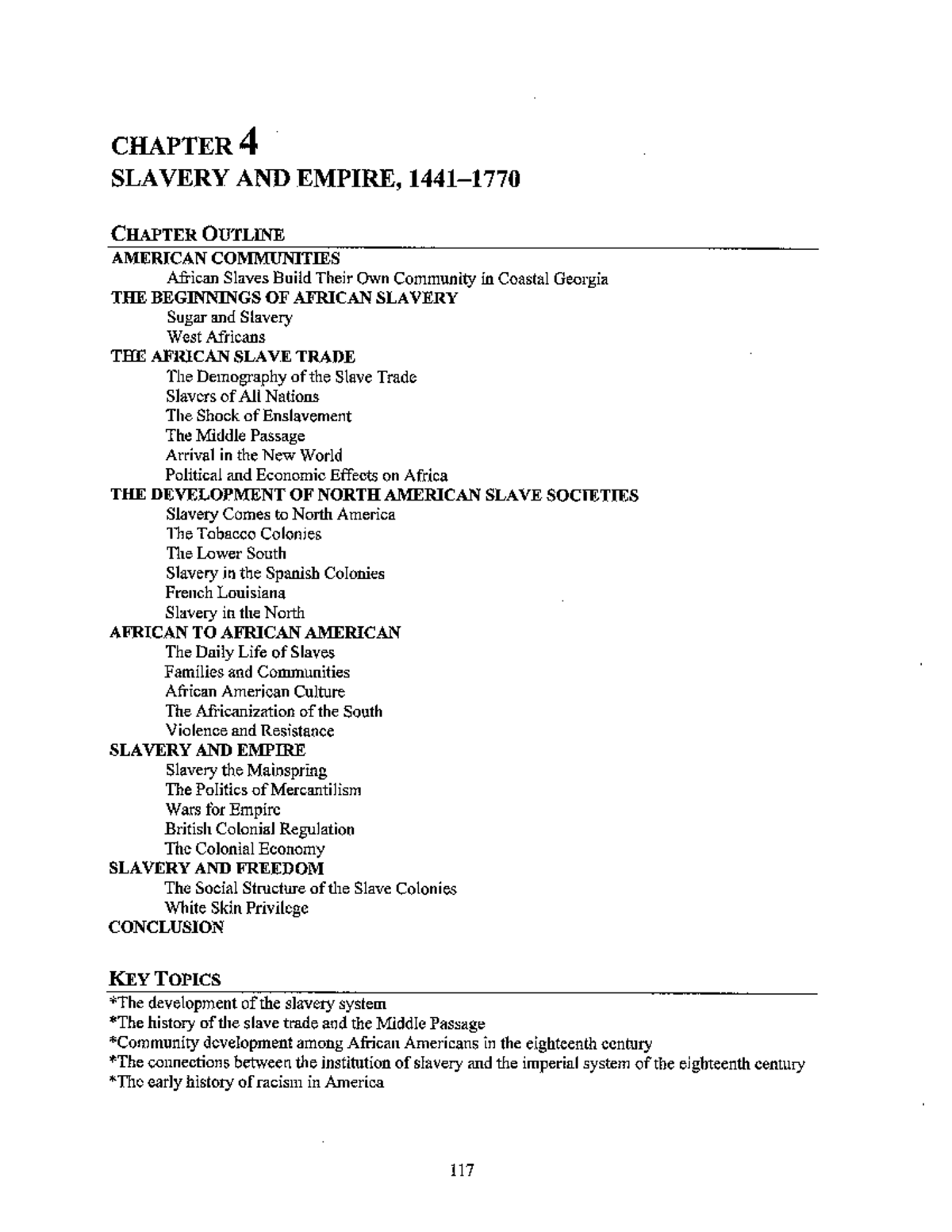 Slavery Chapter 4: Notes on "Slavery and Empire" - Studocu