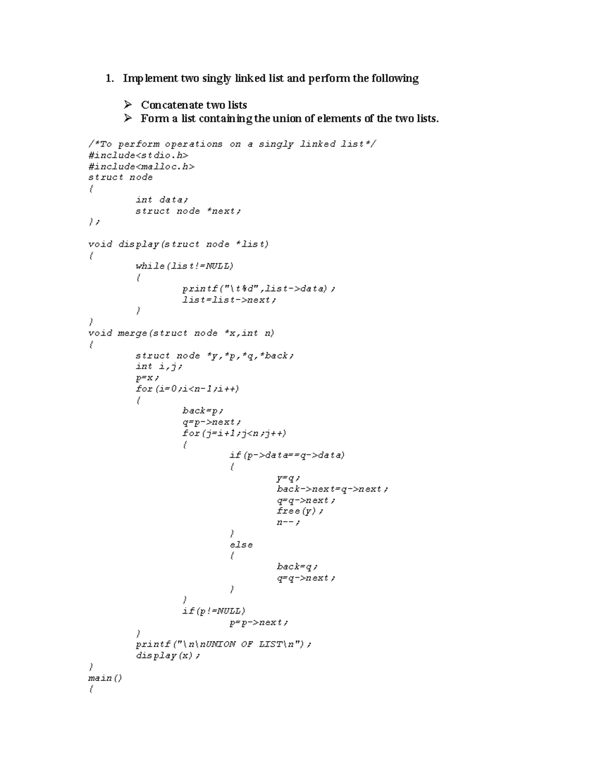 Lab Solutions for Data Structures (CS101): Linked Lists, Queues, and Trees - Studocu