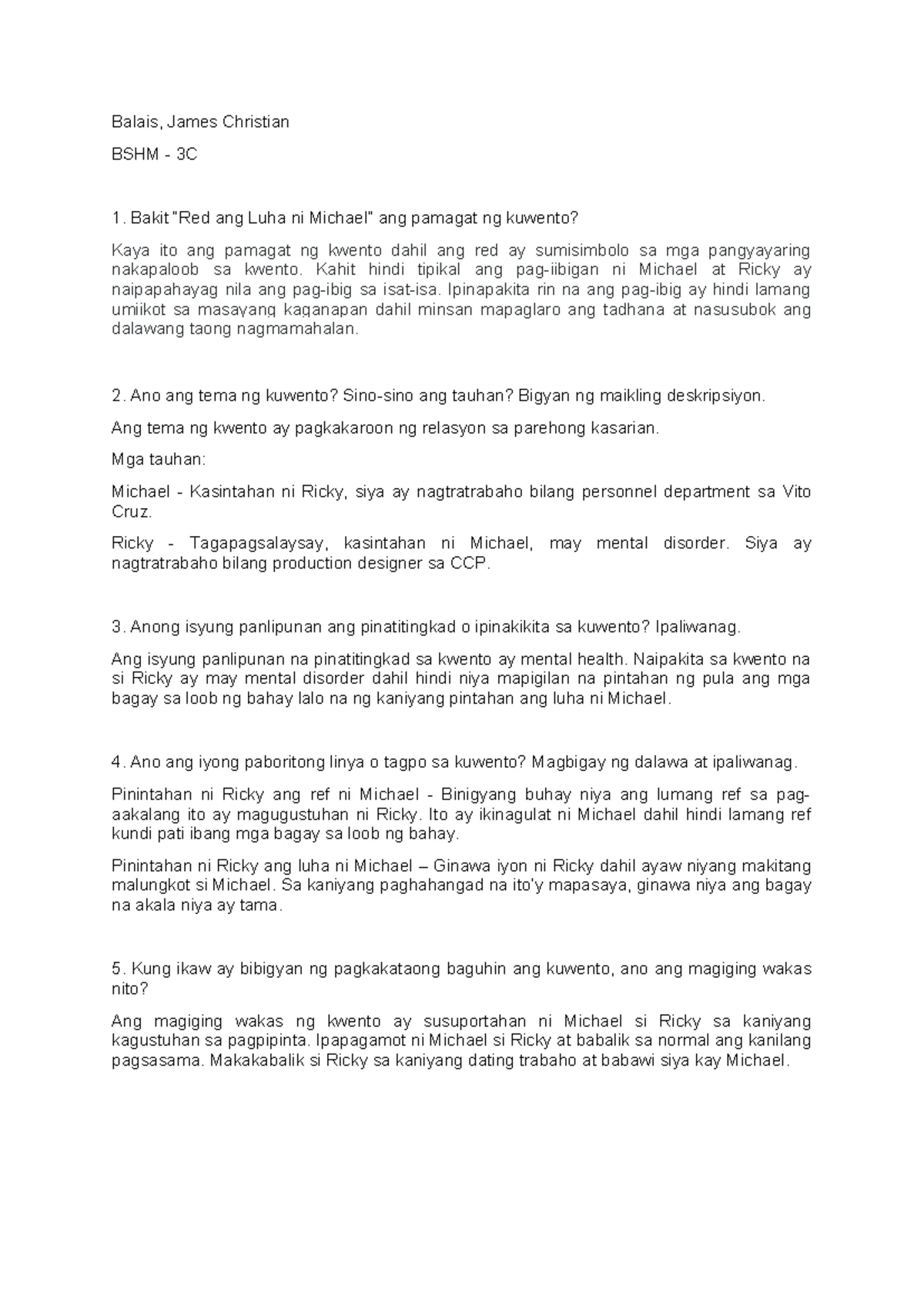 Epekto ng Academic Pressure sa Mental Health ng mga Estudyante (FILI6201) - Studocu