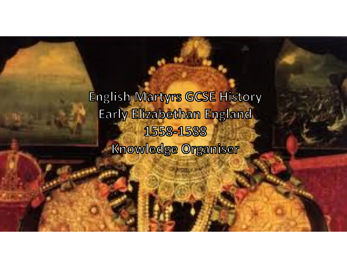 Elizabeth I: Government and Society During Her Reign - Knowledge ...