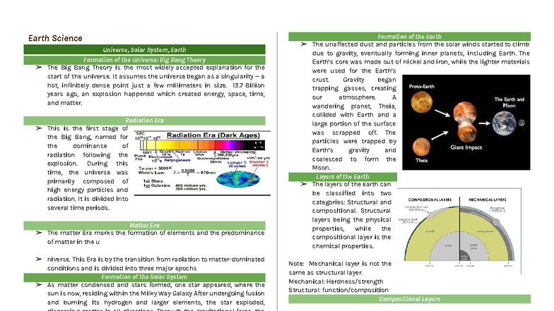 Science Exam Reviewer - USTET: Earth Science & Biology Insights - Studocu