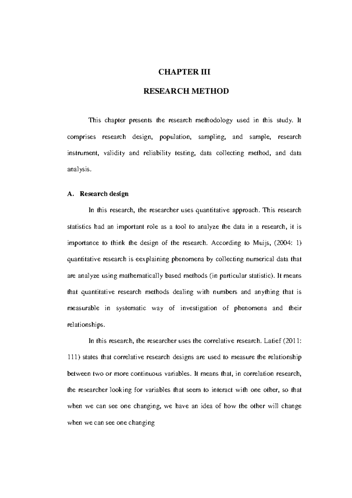 Chapter 3: Research Methodology Overview and Analysis Techniques - Studocu
