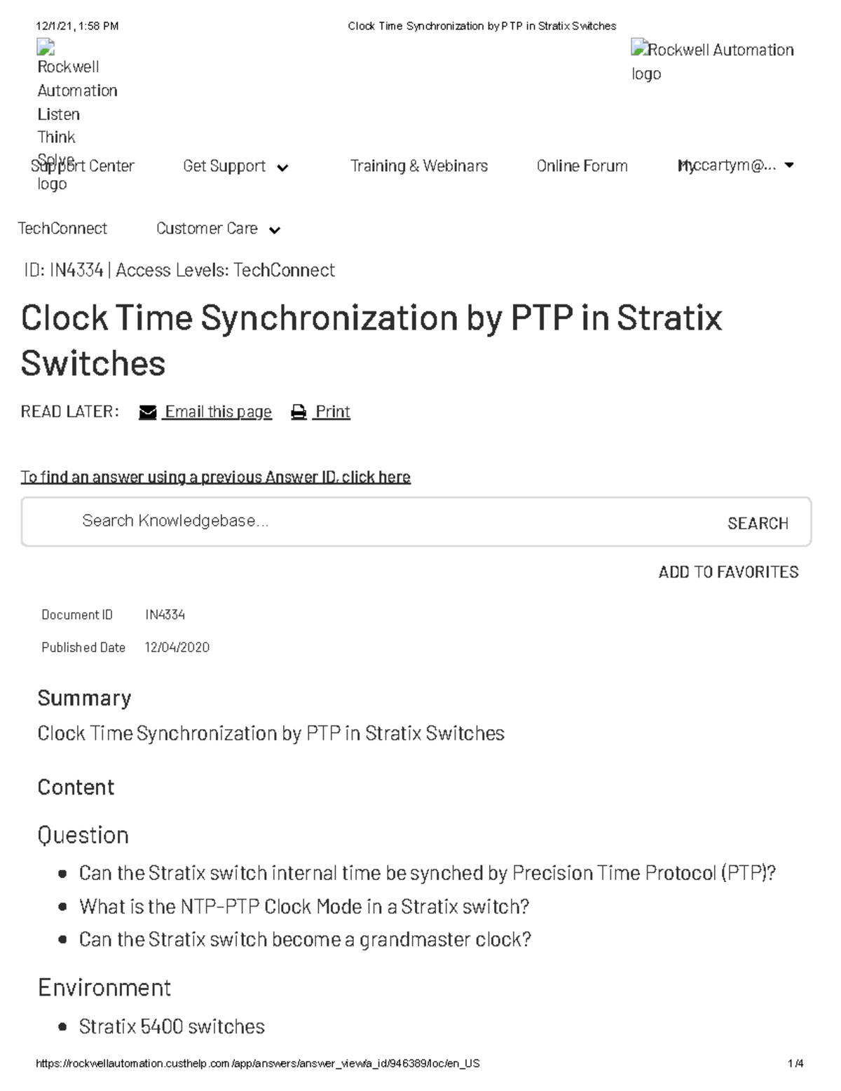Clock Time Sync via PTP in Stratix Switches - Insights and FAQs - Studocu