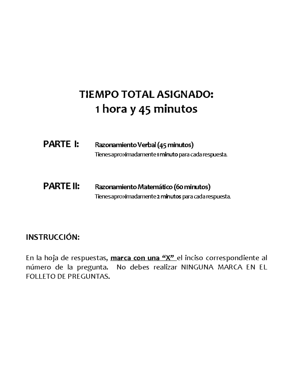 Vm-2 - Examen de Razonamiento Verbal y Matemático - Studocu