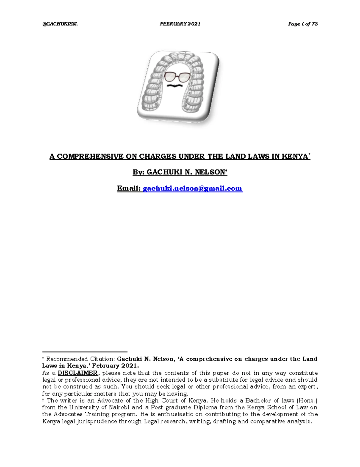 Form-LRA-33 - Statutory form - Form LRA 33 (r. 49(1)) REPUBLIC OF KENYA ...