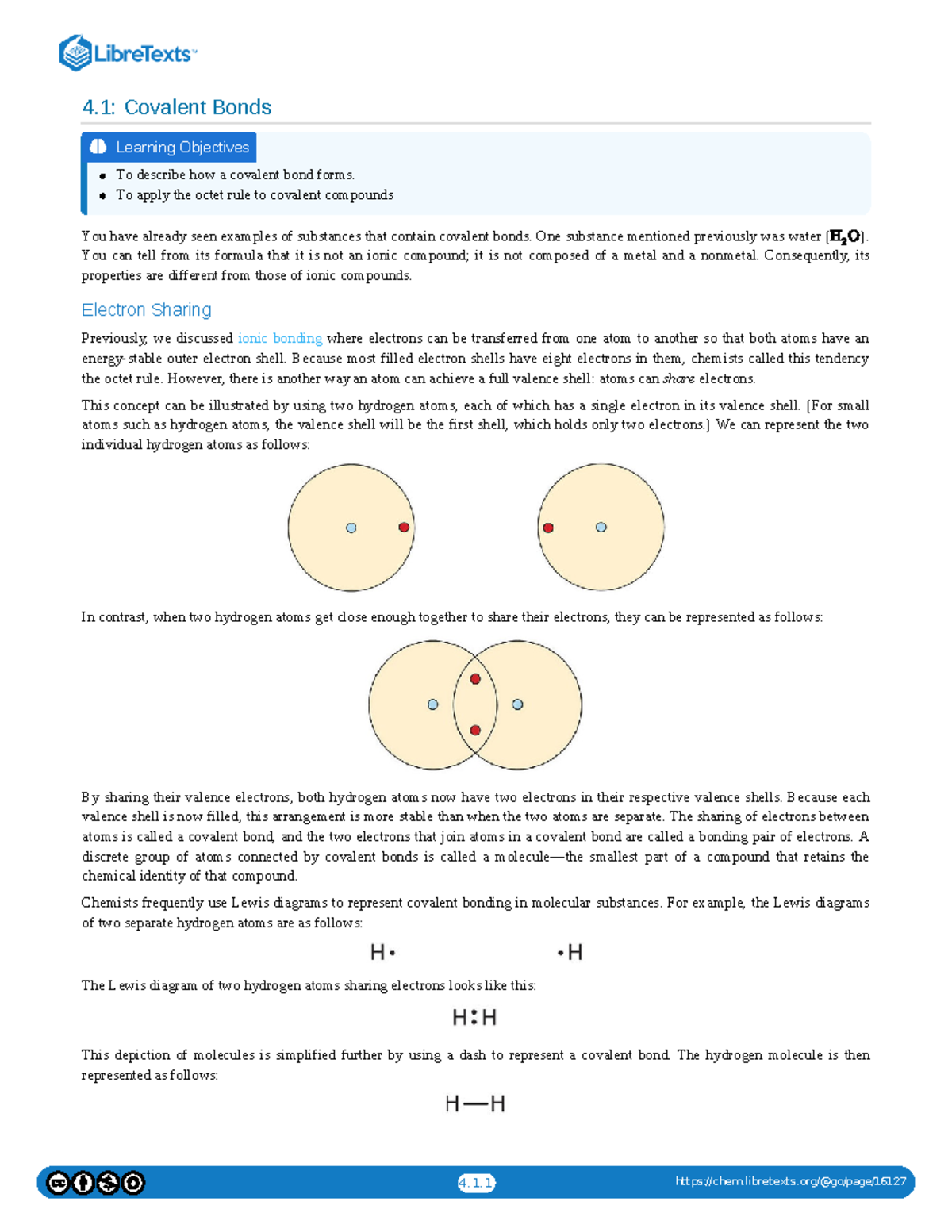4.1: Covalent Bonds - Exploring Electron Sharing & the Octet Rule - Studocu