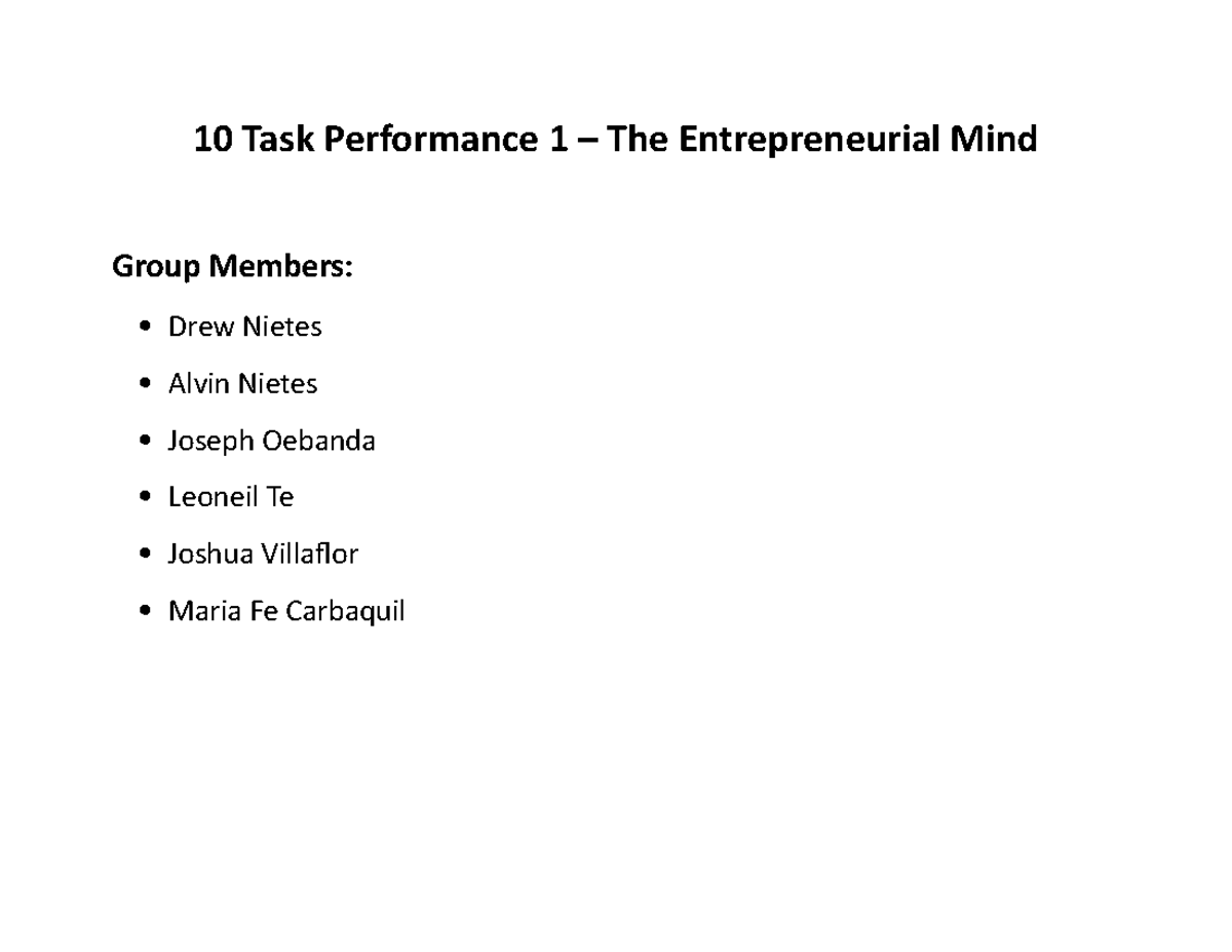 Entrep-10 Task Performance 1: Designing the Ideal Wallet Solutions ...