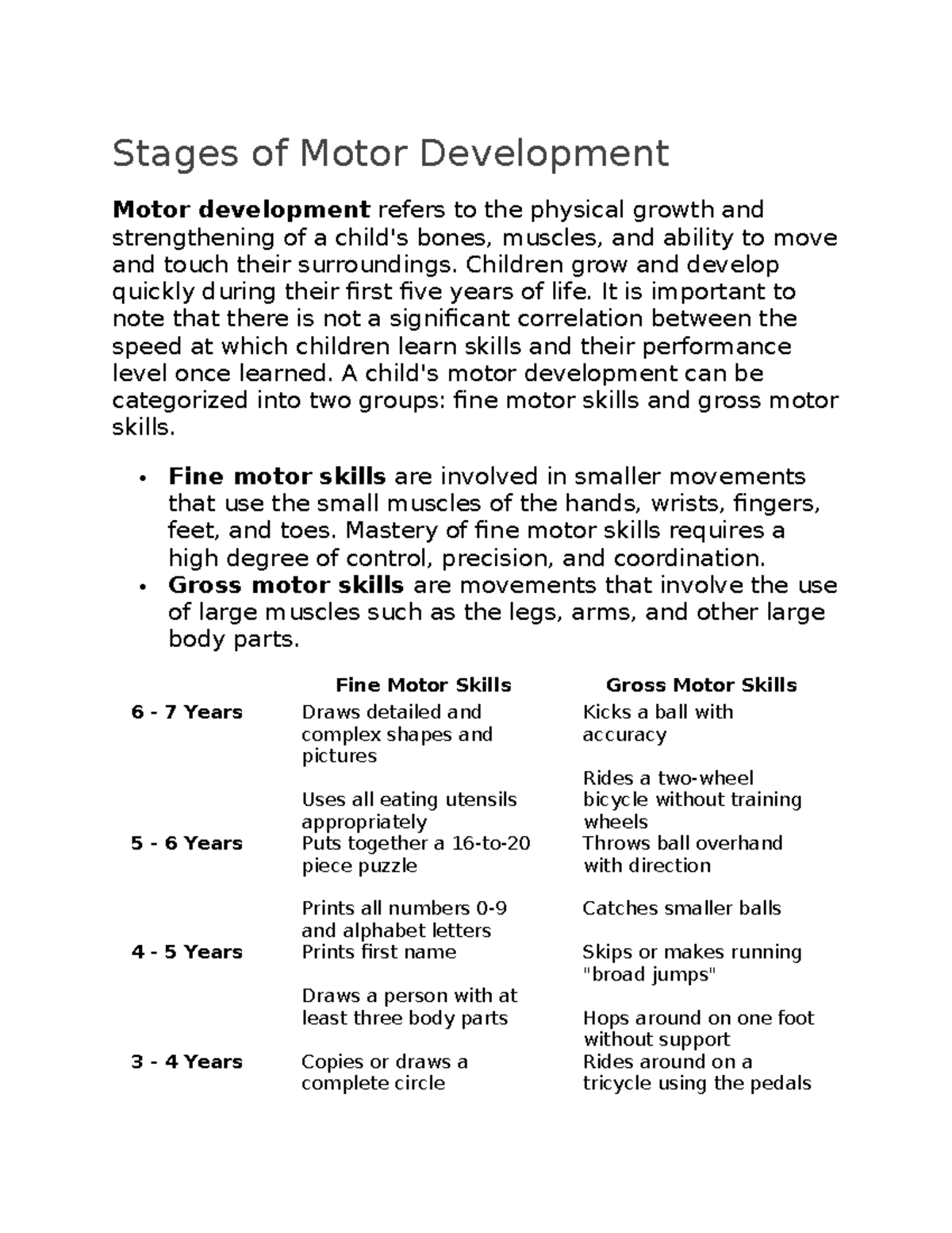 Biomechanical Principles & Motor Development in PE: A Comprehensive ...