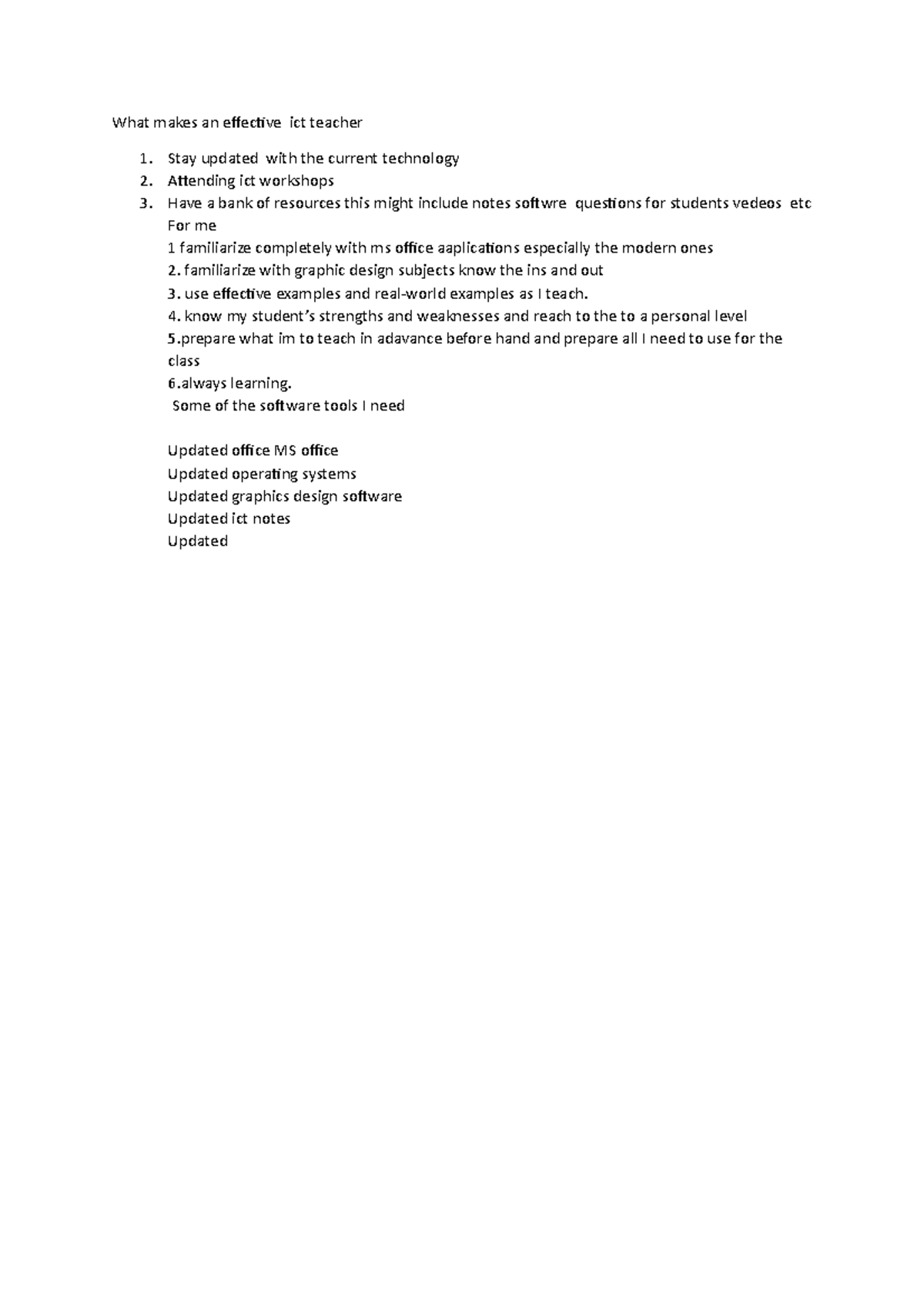 What makes an effective ict teacher - familiarize with graphic design ...