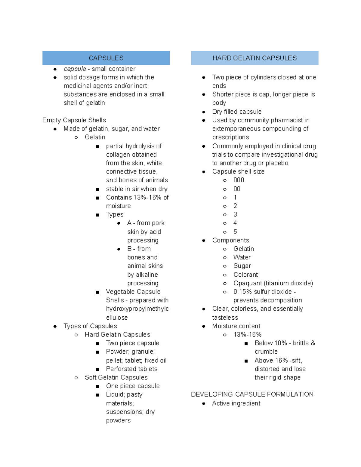 DDS Capsules and Tablets Overview: Types, Formulations, and Packaging ...