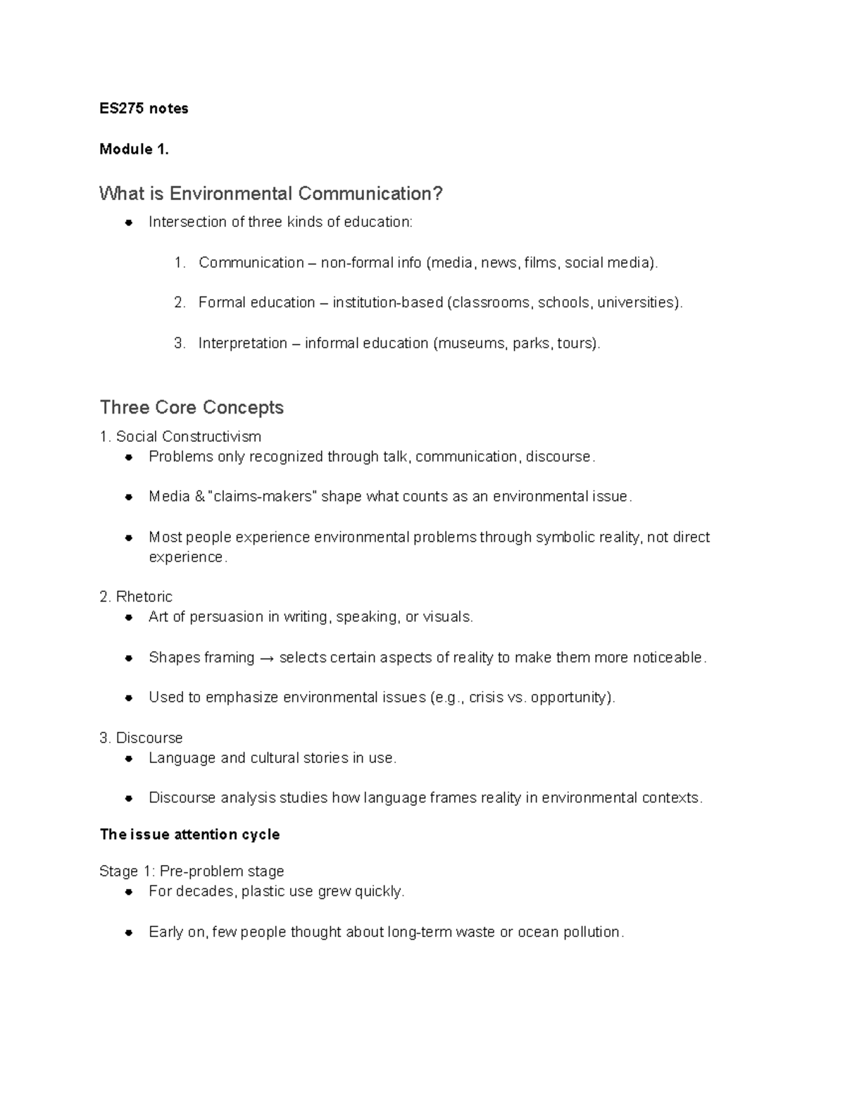 ES275 - Environmental Communication: Media, Education, and Activism ...