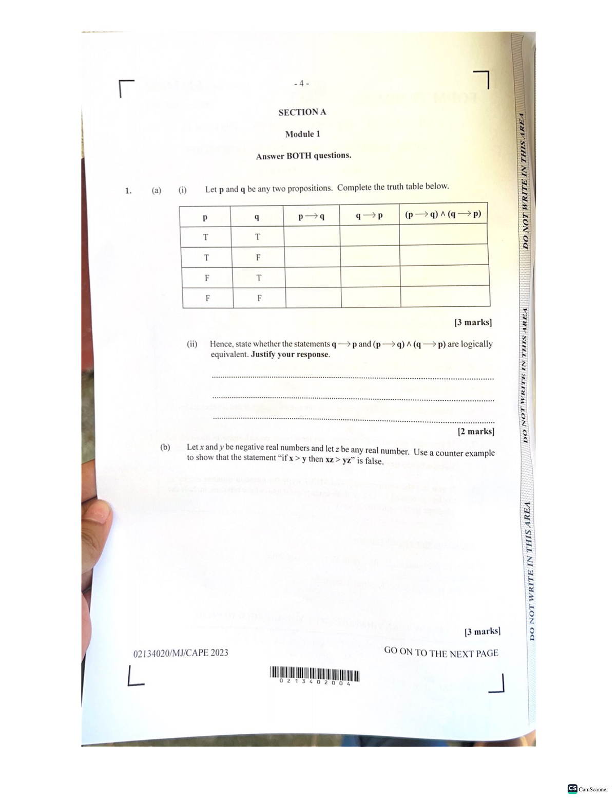 CAPE Pure Mathematics Unit 1 Study Notes 2023 - Studocu