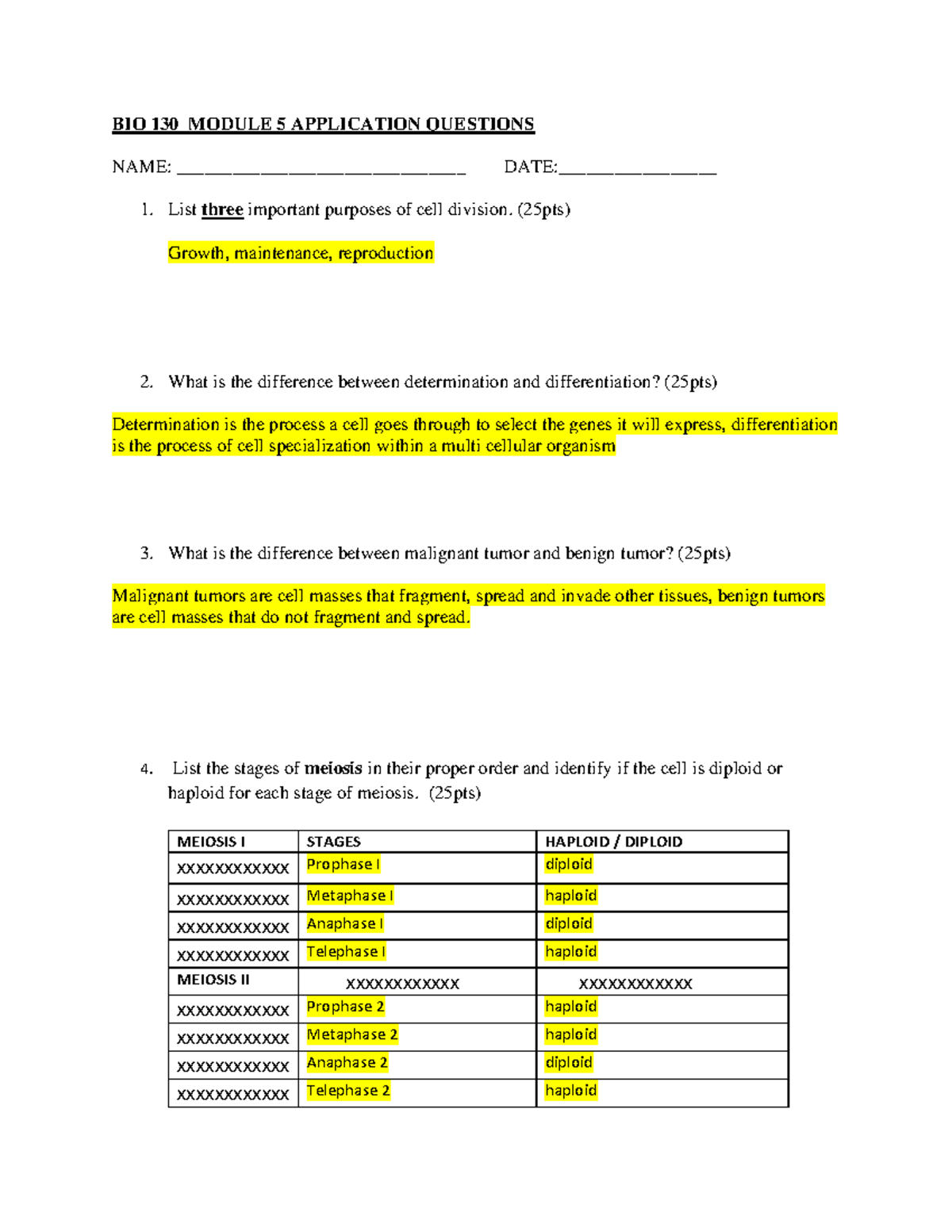 BIO 130 Module 5 Application Questions - BIO 130 MODULE 5 APPLICATION ...