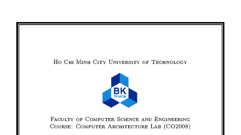 Computer Architecture Lab (CO2008) Lab 2: MIPS Exercises - Studocu