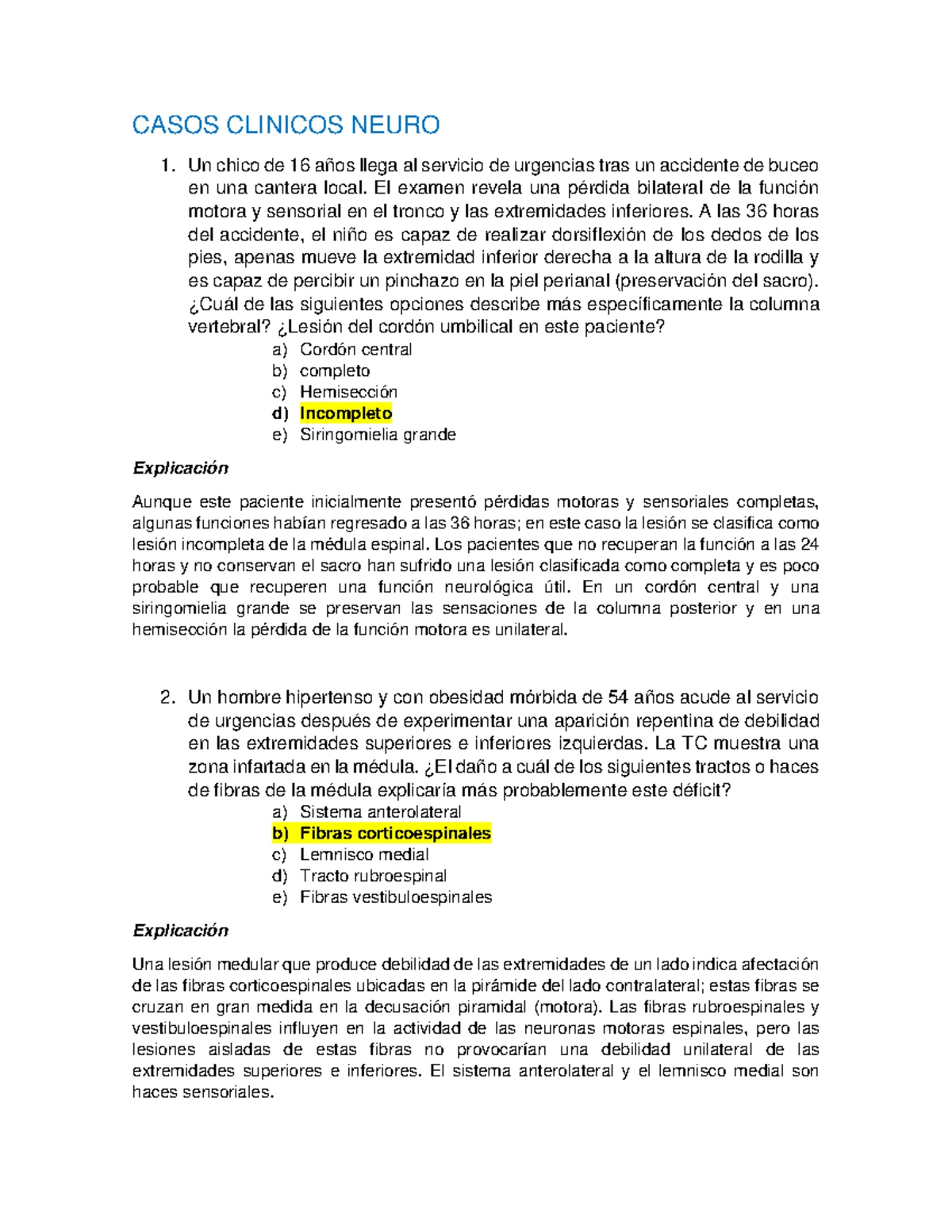 Fases del Deterioro Rostrocaudal en Neurología Aguda: Evaluación y ...