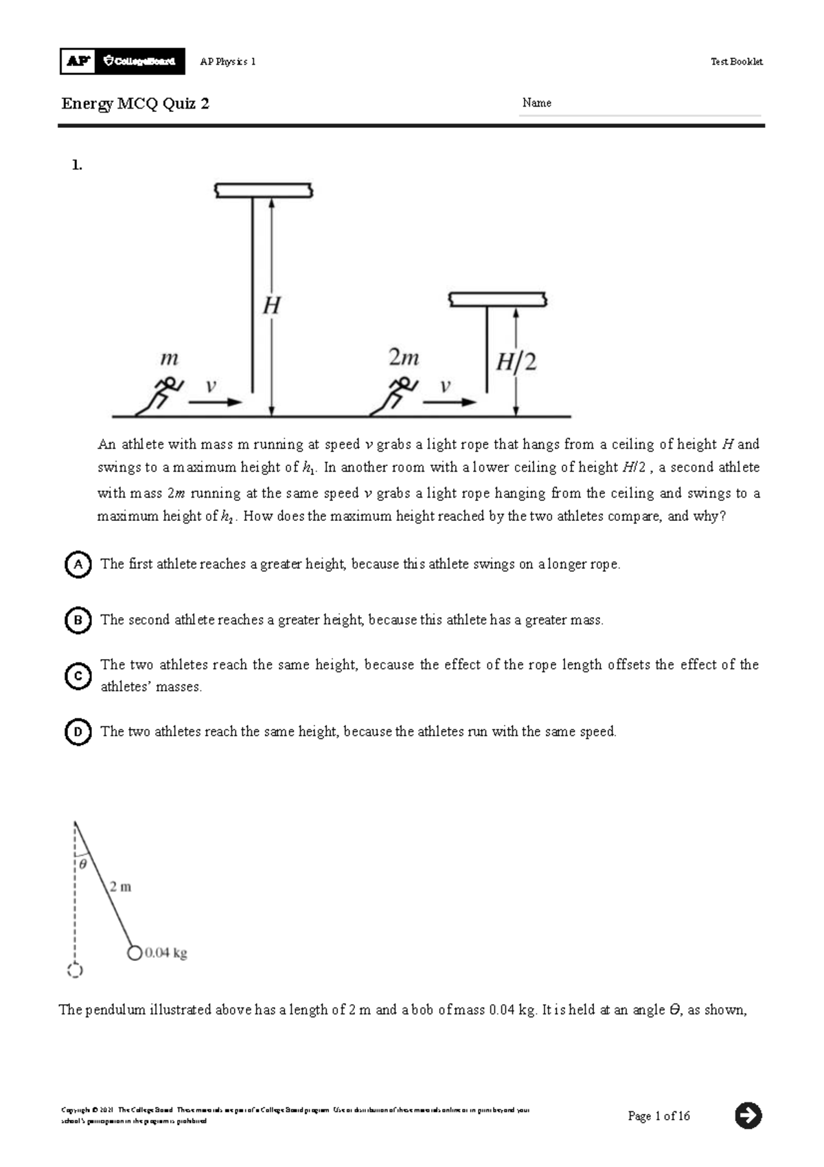 Energy Review for Course 33 Q: Comprehensive Study Guide - Studocu