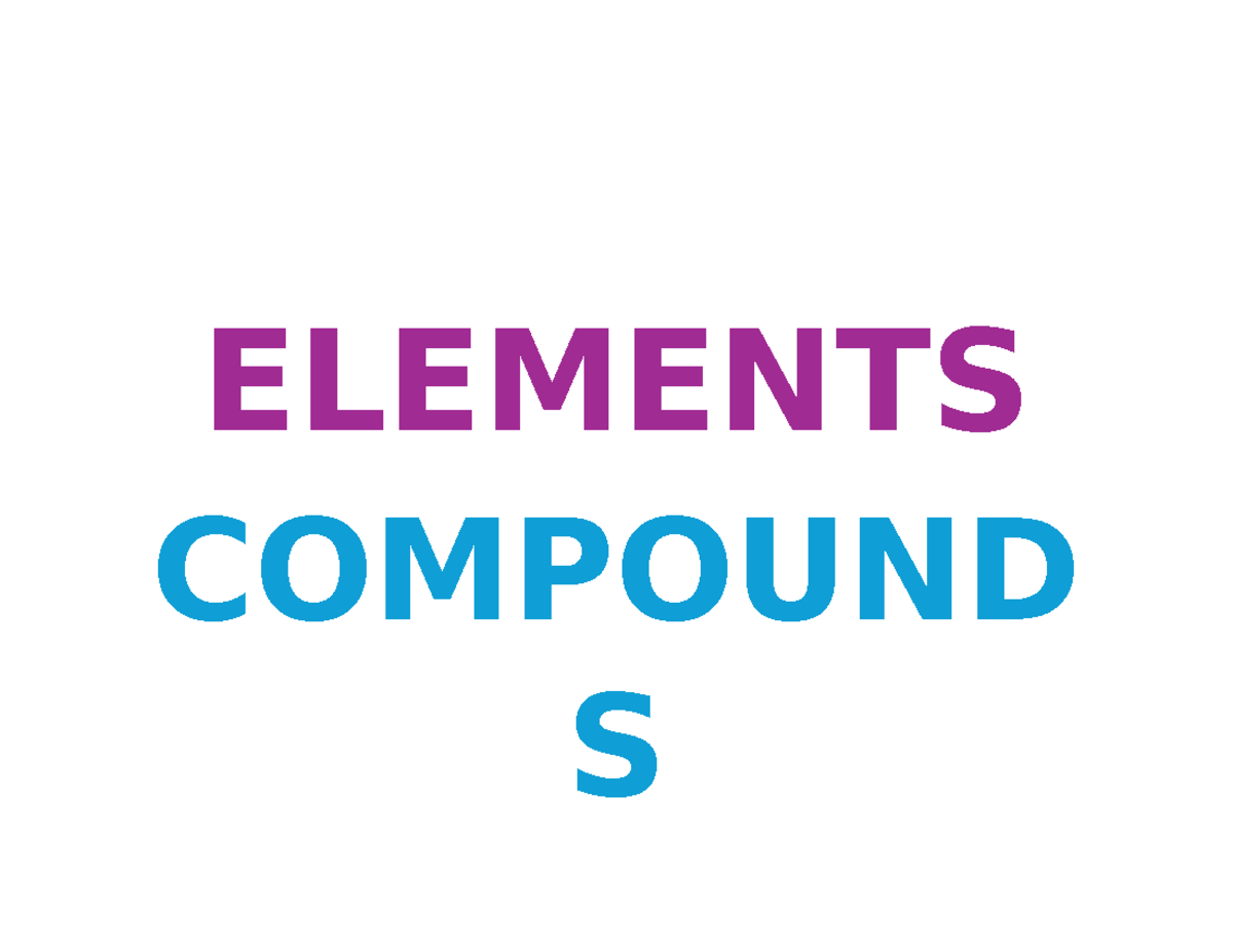 EL AND COM - ....... - Science, technology and society - S COMPOUND ...