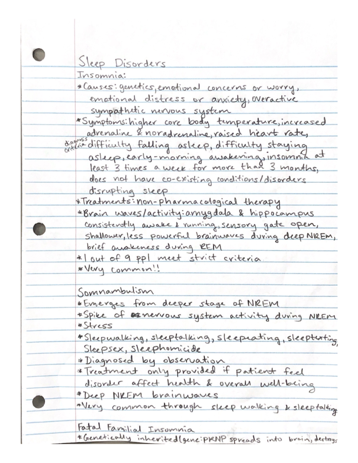 Sleep Disorders - Studocu