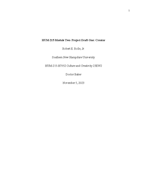 [Solved] Describe the cultural significance of the selected creative ...