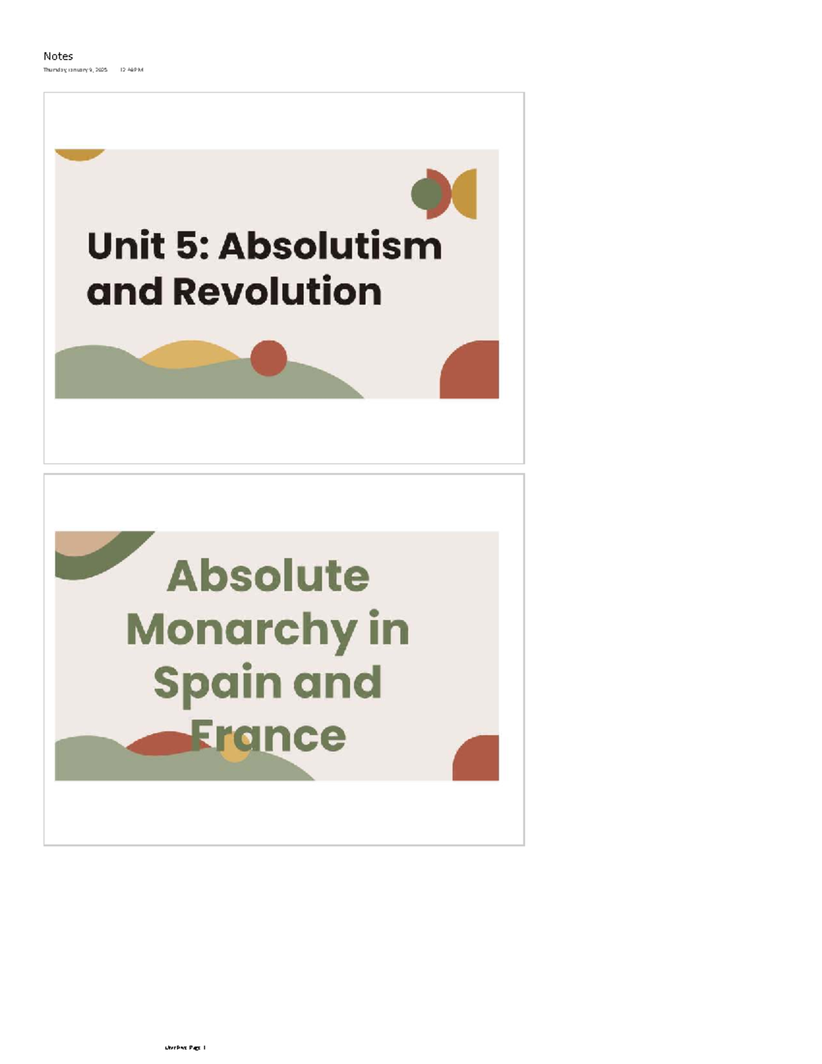 Unit 5: Exploring the French Revolution & Enlightenment思想 Insights ...