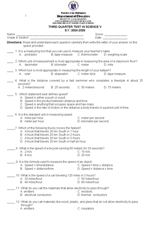 Ellna Answer Sheet Final - BUREAU OF EDUCATION ASSESSMENT EARLY ...