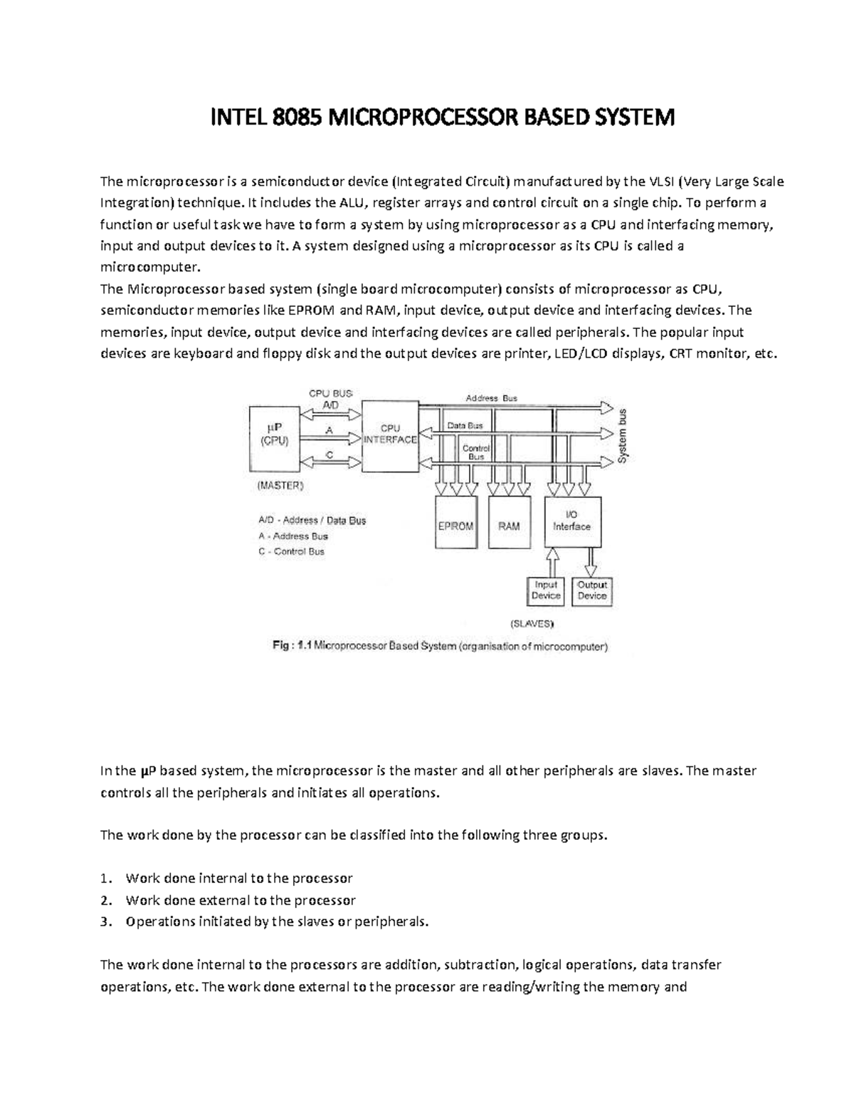 Intel-8085-microprocessor-based-system compress - INTEL 8 085 ...