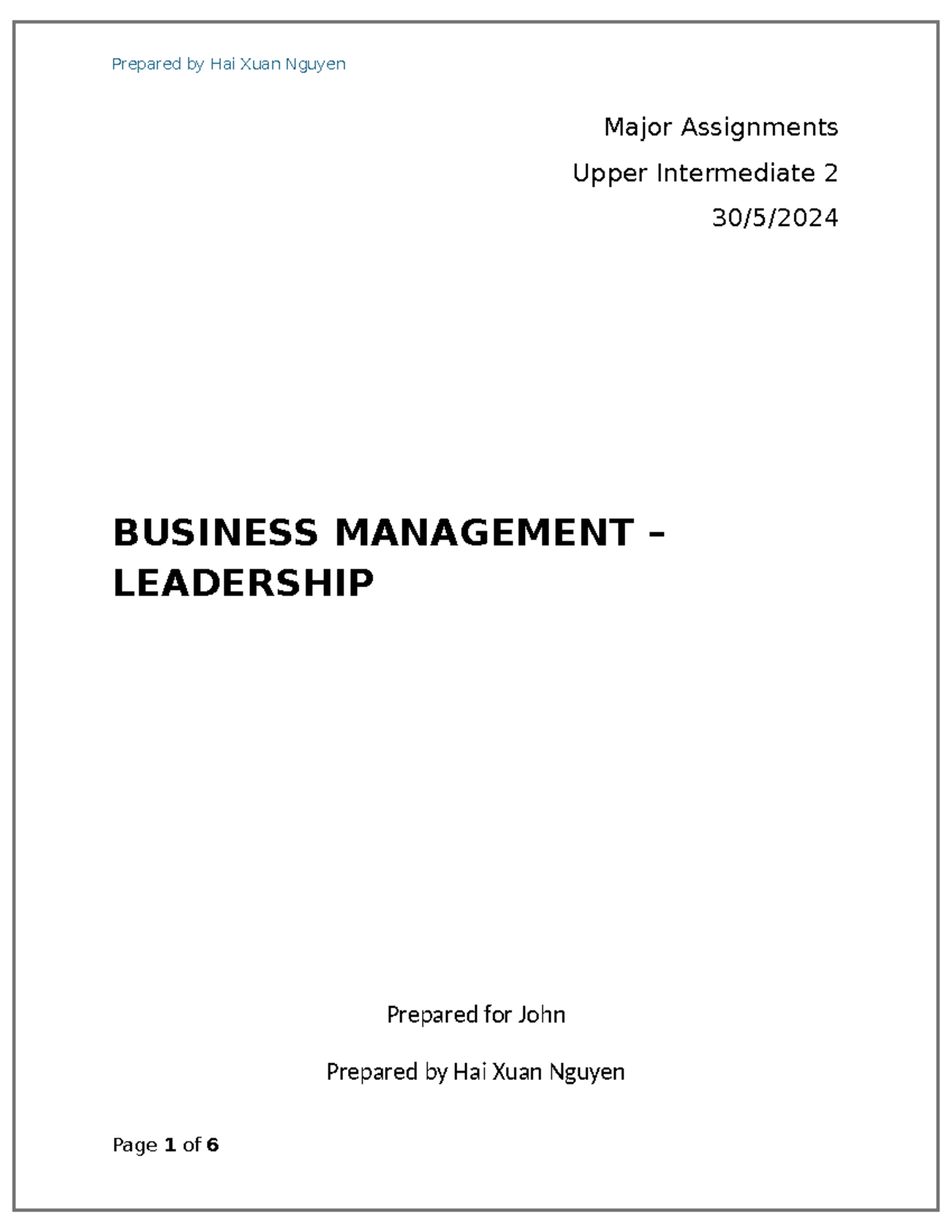 Major Assignments - ......................... - Major Assignments Upper ...