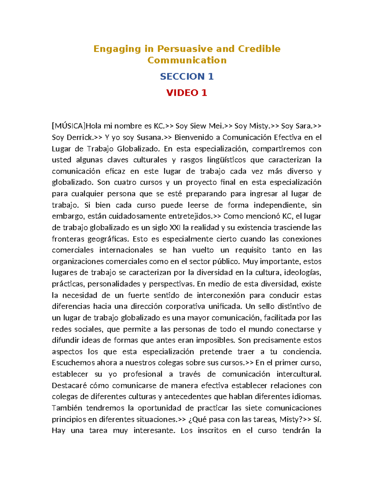Estrategias de Comunicación Persuasiva y Credible en el Trabajo ...