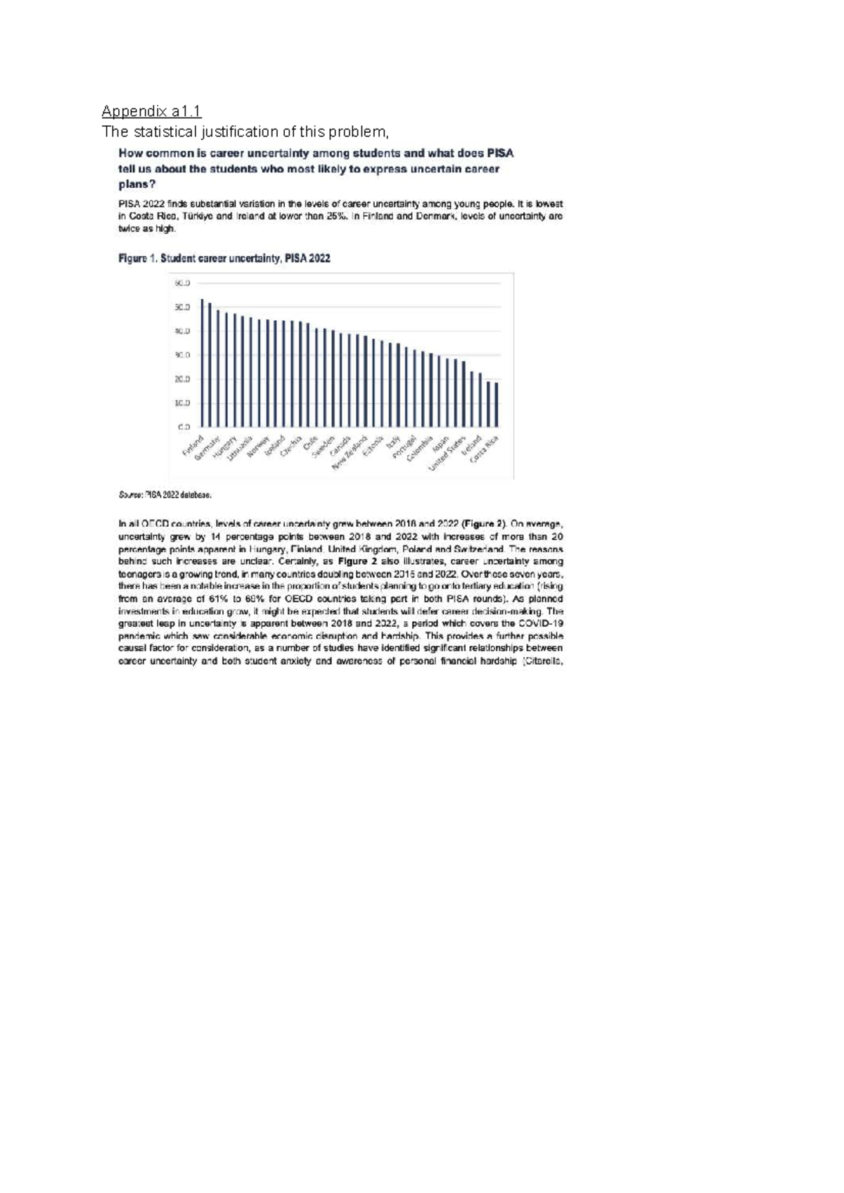 Appendix for E-Portfolio: Career Uncertainty Insights and Studies - Studocu