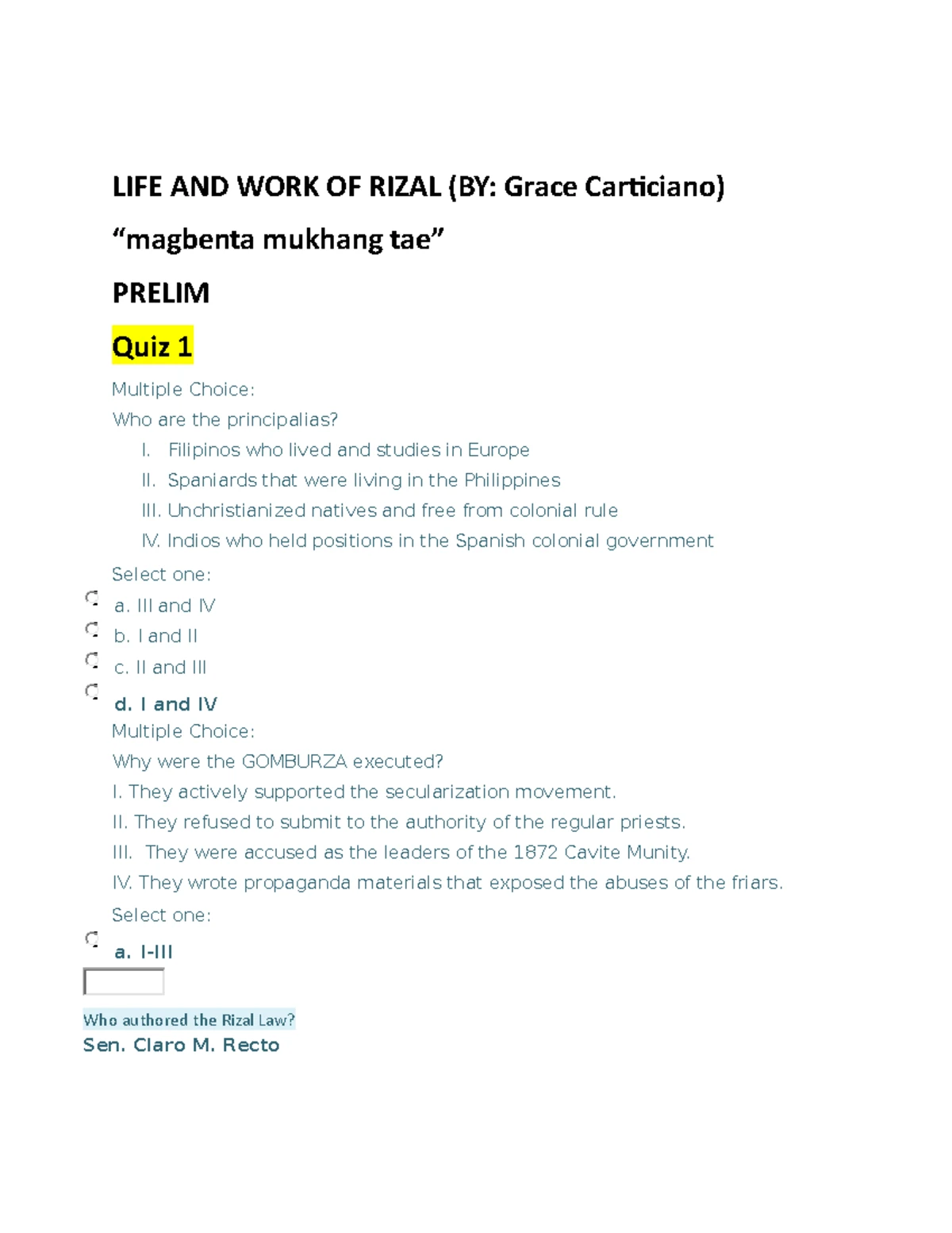 Data Structure And Algo Prelim To Finals Main Stacks Is Also Called A Algorithm Queue False