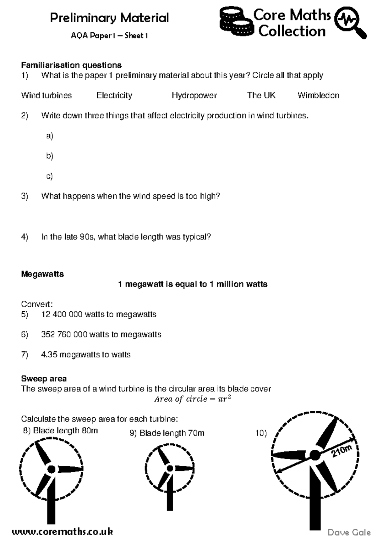 AQA Paper 1 Preliminary Questions & Calculations for 2025 Exam - Studocu