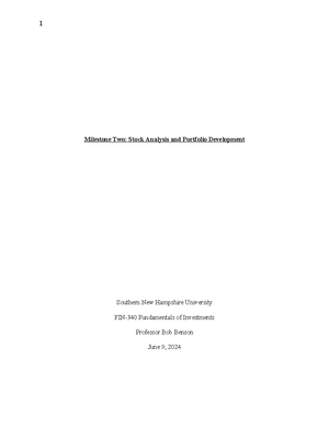 [Solved] I am taking FIN 240 and it asks to Calculate the portfolio ...
