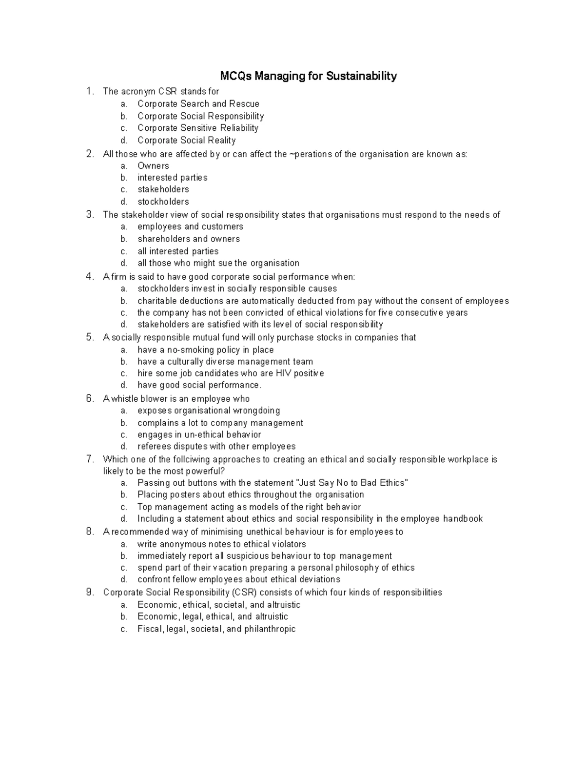 Knowledge Management Mcq - Multiple Choice Questions Elective – II ...