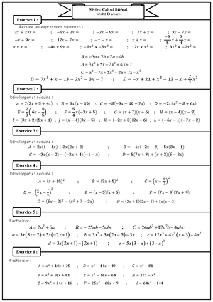 les equations et problemes - 2ème Collège_CE8 Equations Page Exercice ...