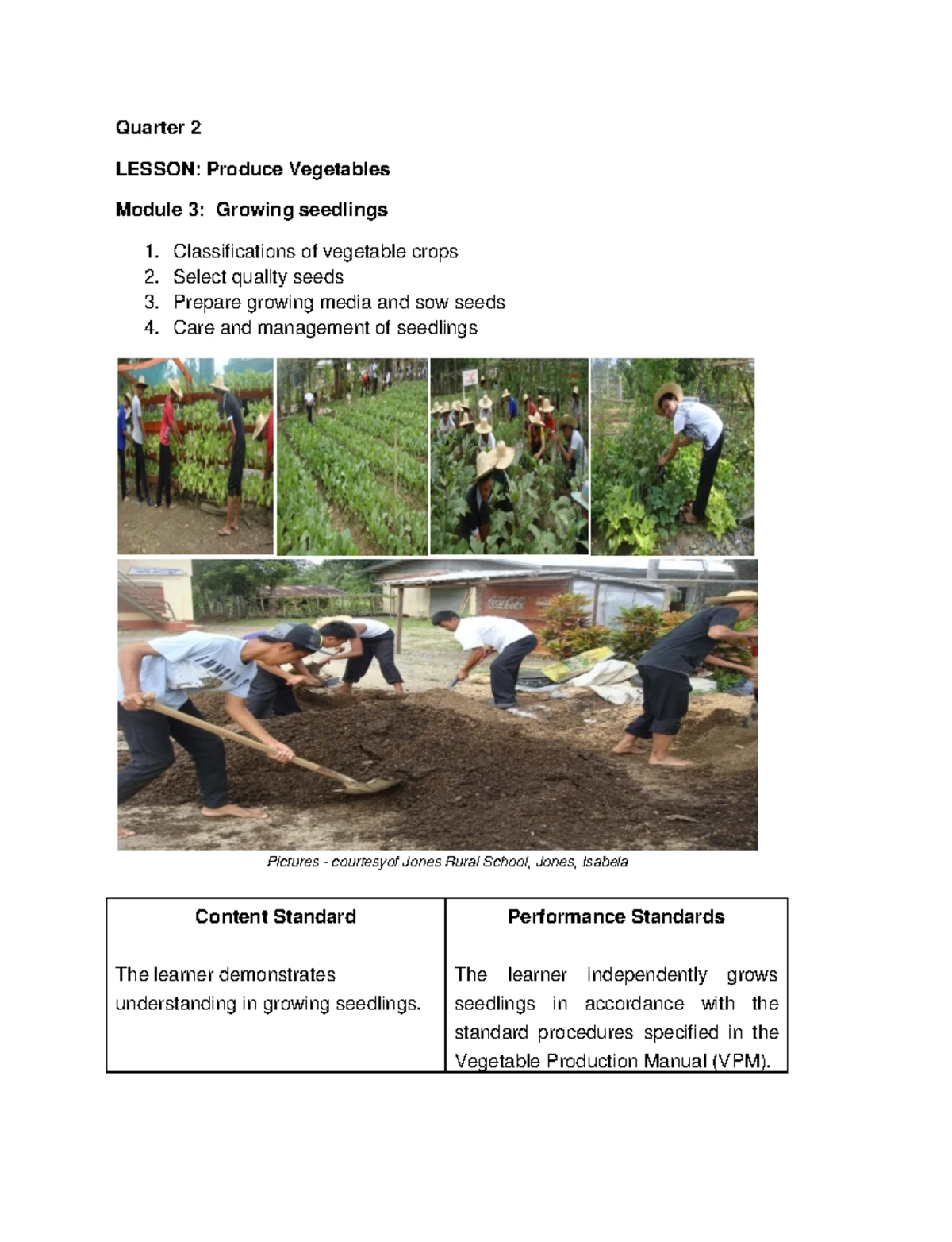 CROP SCI 111 Module 1 Lesson 3: Introduction to Agriculture Principles ...