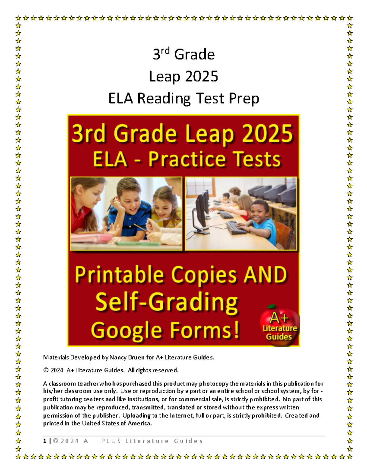 3rd Grade LEAP 2025 ELA Reading Test Prep & Practice Tests - Studocu