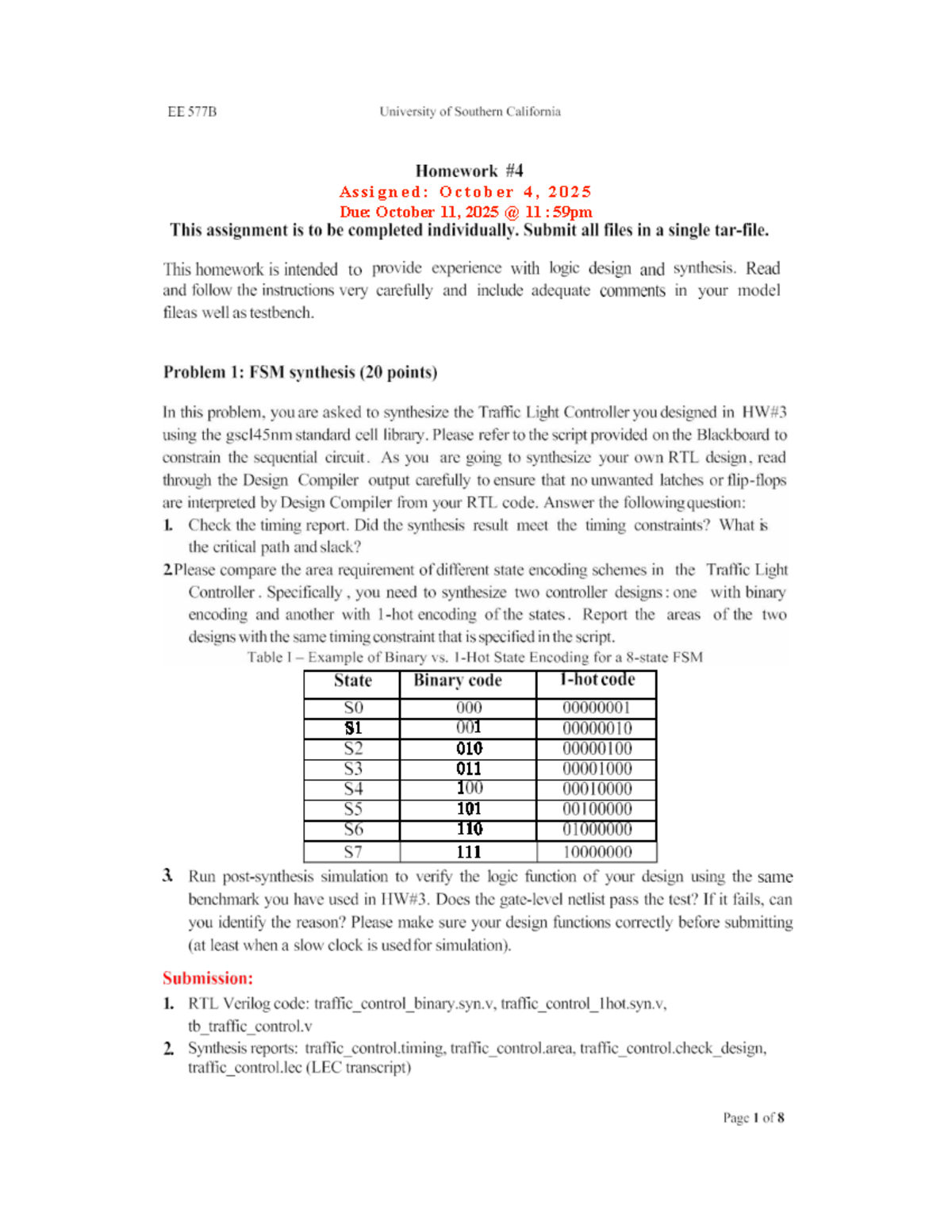HW4 Fa2025 - hw4 - ee577 - M 4 2023 59p As s i g n e d : O c t o b e r 4 , 2 0 2 5 Due: October ...