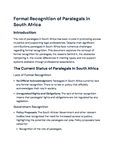 PAR1501 - Unisa - Paralegal studies - Studocu