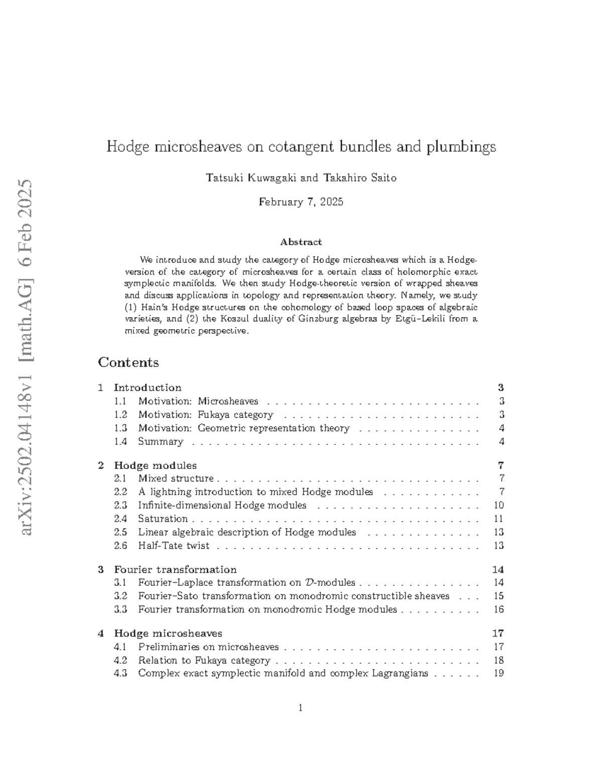 2502 - she oppenheimer - arXiv:2502 [math] 6 Feb 2025 Hodge ...